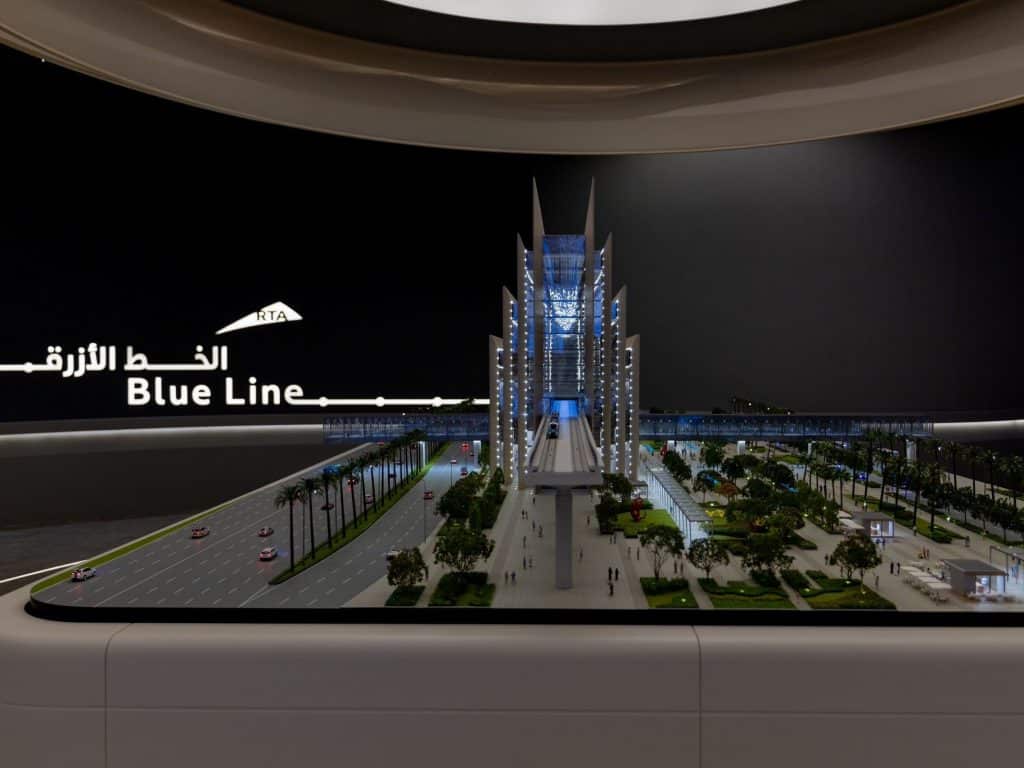Dubai Metro Blue Line: Confirmed Stations Creek Harbour & More - K&S ...